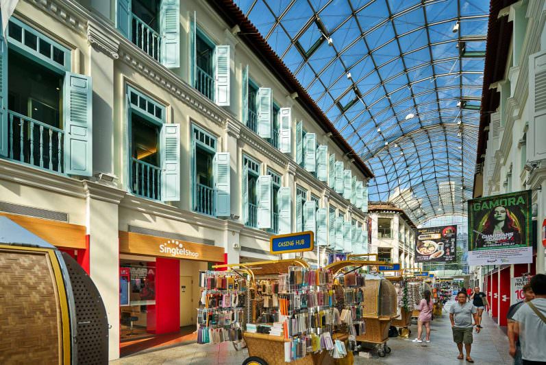 Architectural Photography of Bugis Junction in Singapore